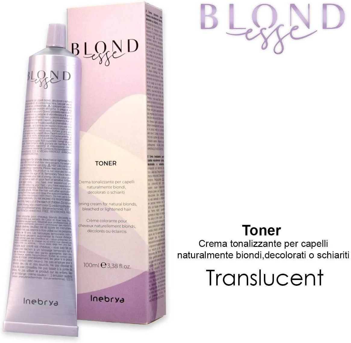 Inebrya Blondesse Toner Krem Tonizujący Do Włosów - Translucent 100 ml ...