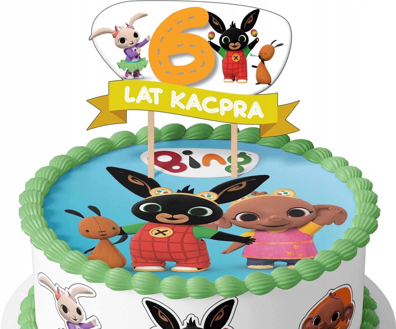 World Case Topper Urodzinowy Na Tort Bing Imię Wiek - Ceny i opinie ...