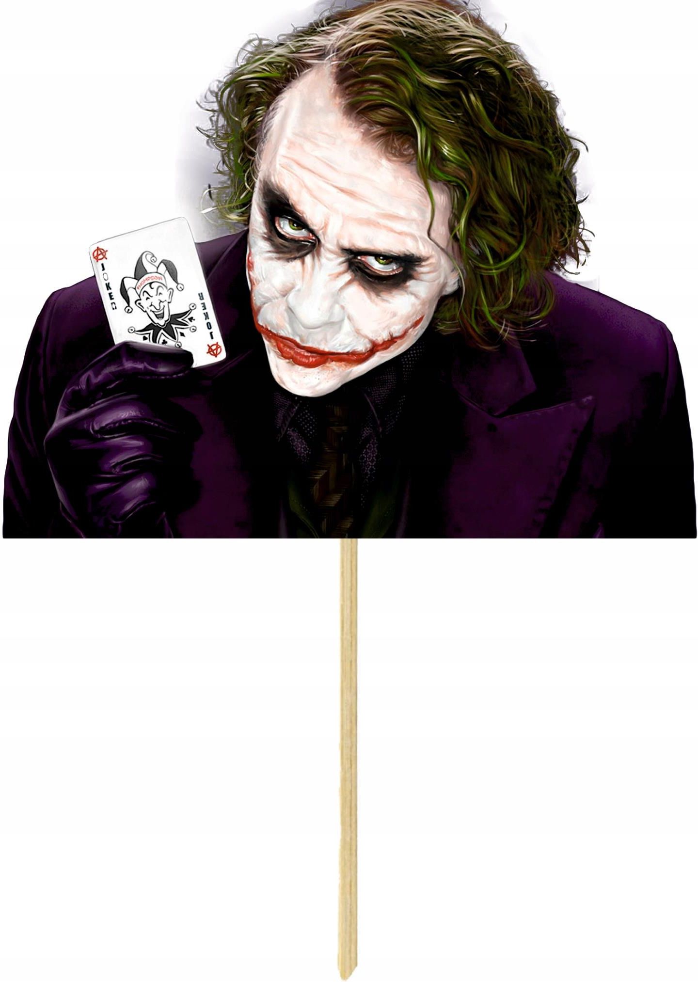 Wyjątkowe Z Drewna Topper Na Tort Na Urodziny Batman Joker BATMAN418 ...