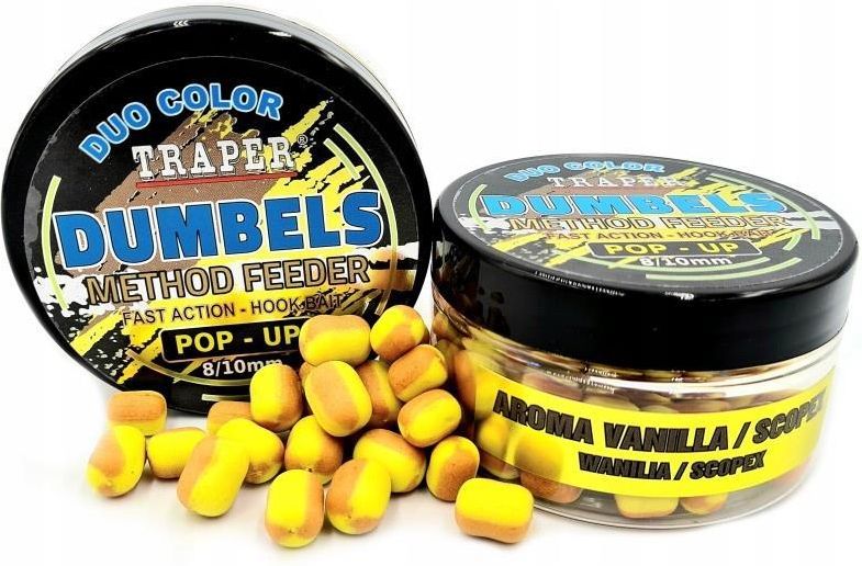 Traper Dumbels Duo Pop Up Wanilia Scopex 8 10Mm 4405 - Ceny i opinie - Ceneo.pl
