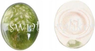 Świat Koralików Kaboszony Owalne Ceramiczne Zielone 2Szt. CR284 - Ceny ...