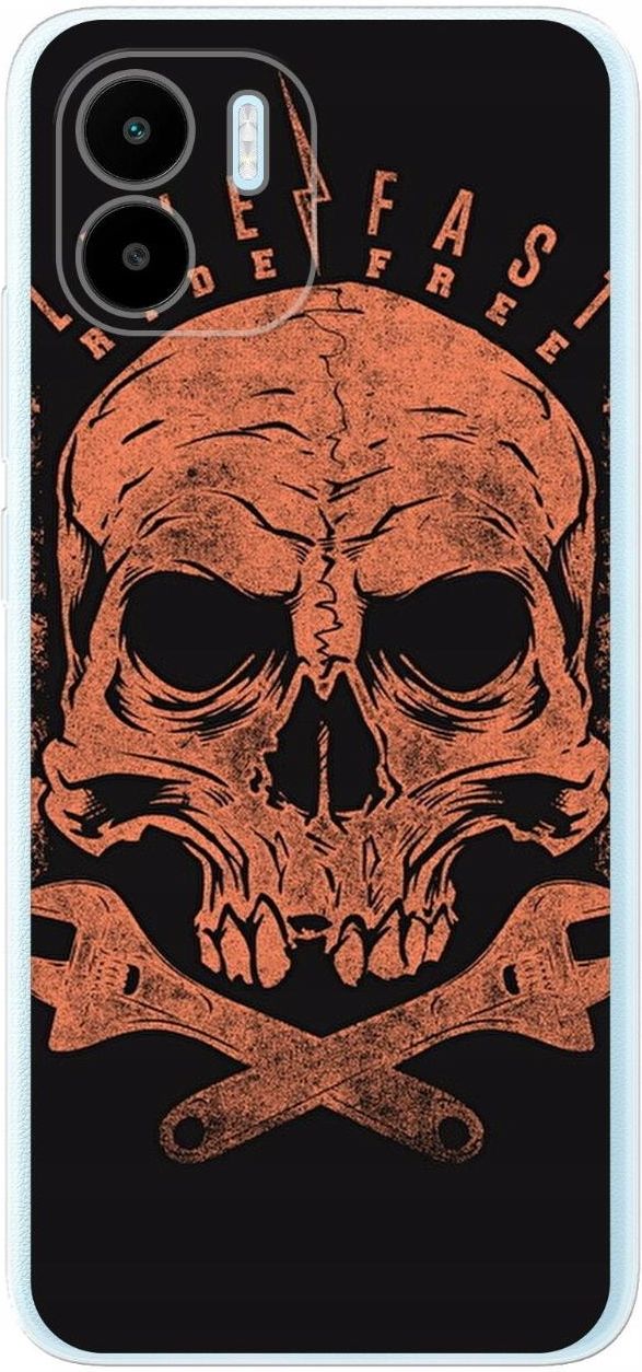 Phone Case Warrior Soft Xiaomi Redmi A1 Live Fast Skull - Etui na ...