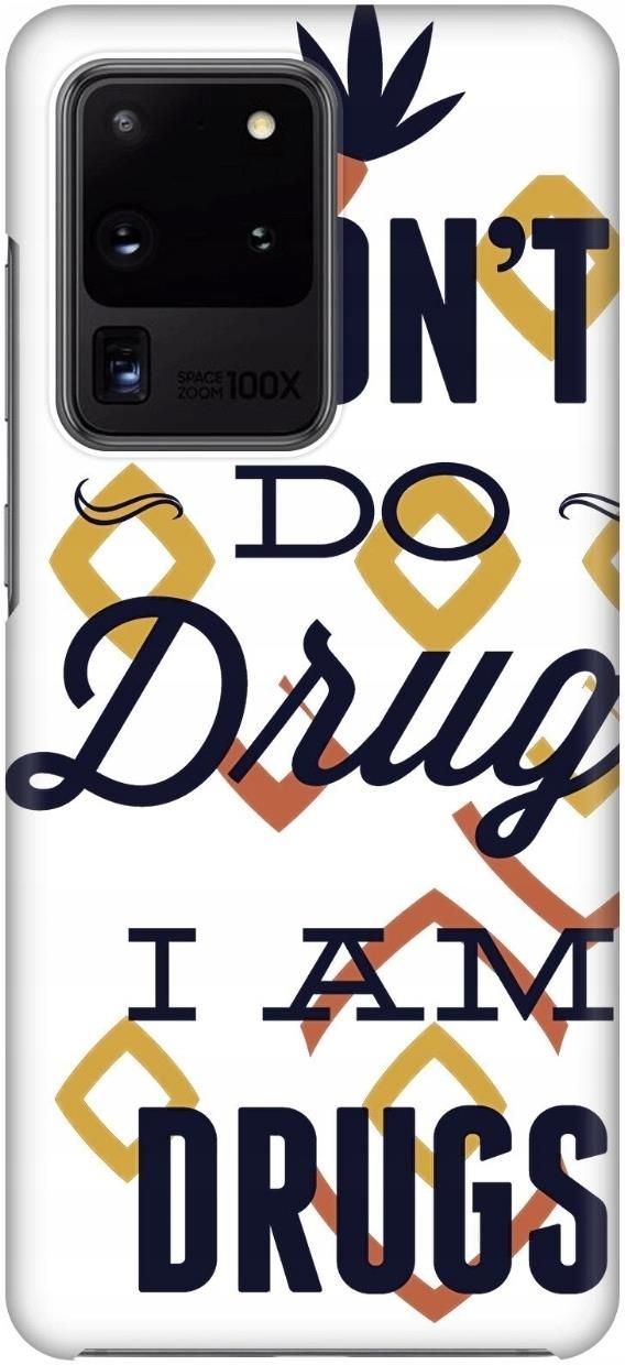 Phone Case Warrior Hard Samsung Galaxy S20 Ultra I Don'T Do Drug - Etui ...