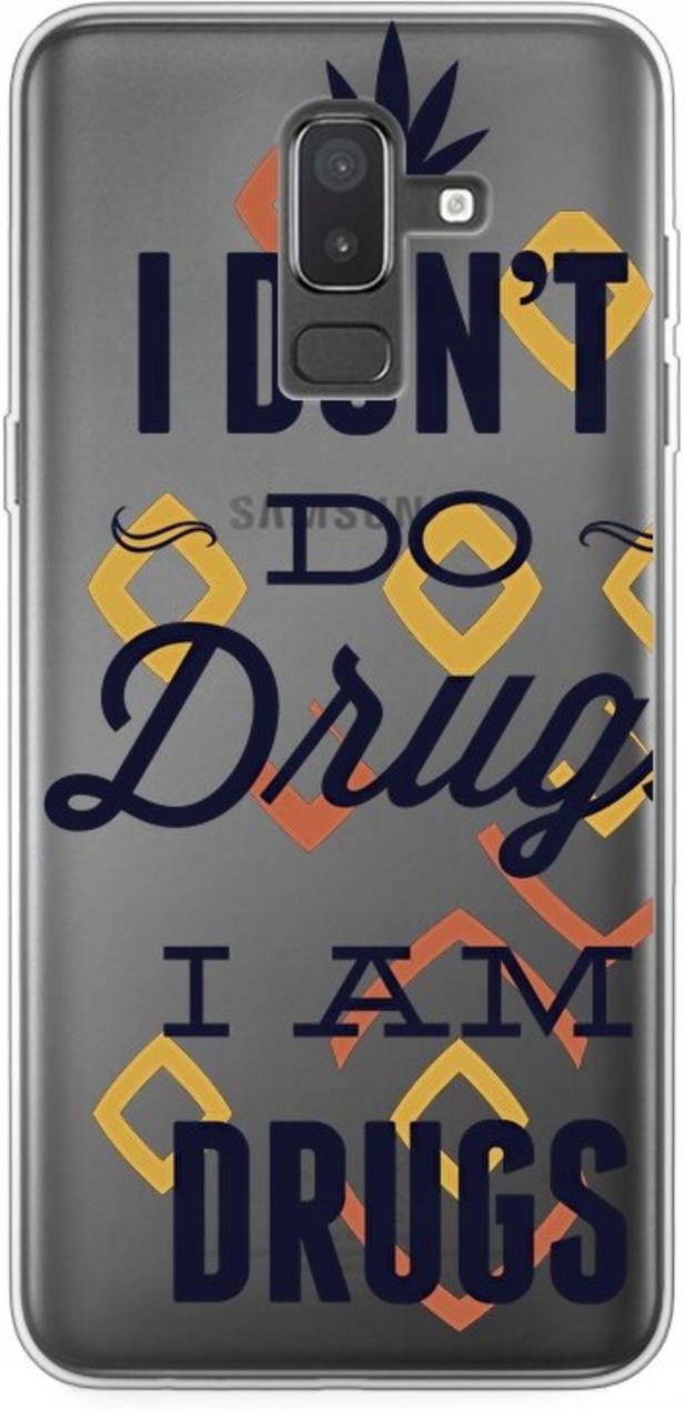 Phone Case Warrior Soft Samsung Galaxy J8 2018 I Don'T Do Drug - Etui ...