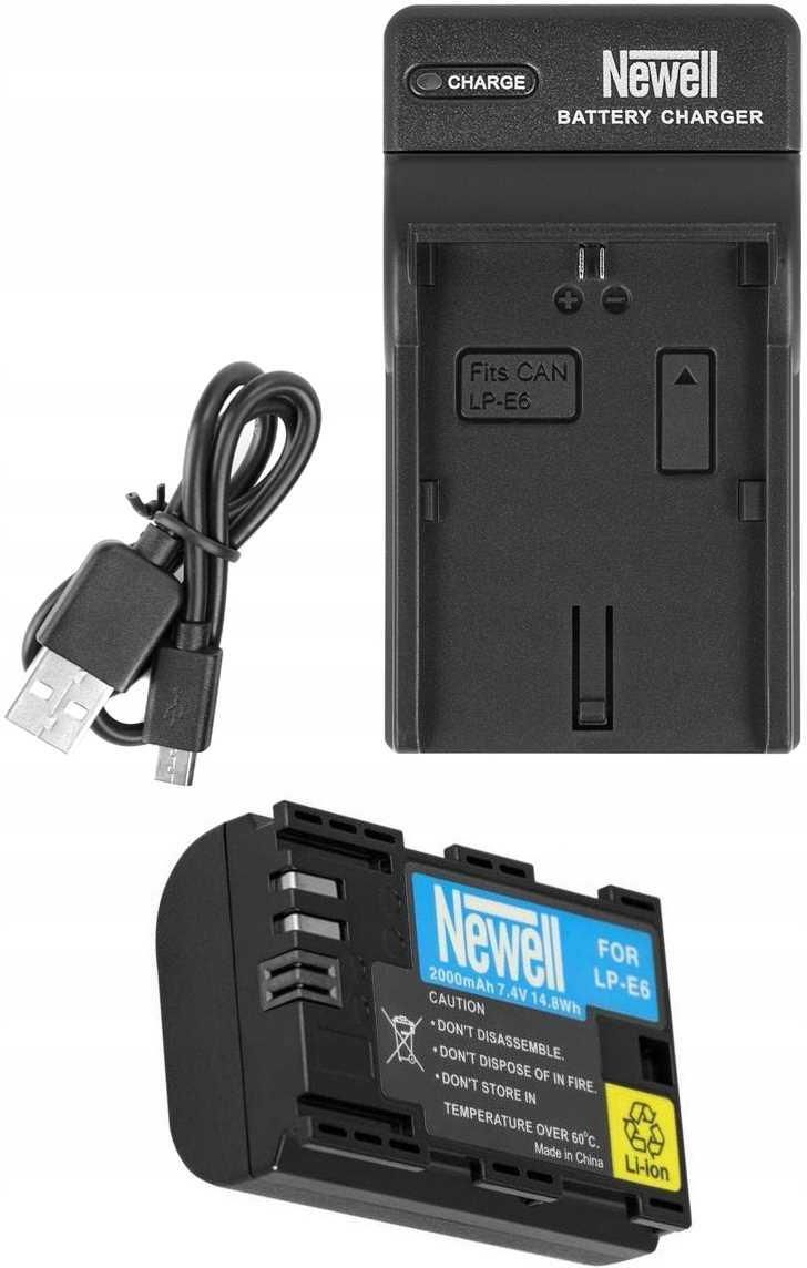 Akumulator dedykowany Newell Ładowarka Usb+bateria Do Canon Eos 60D Eos ...