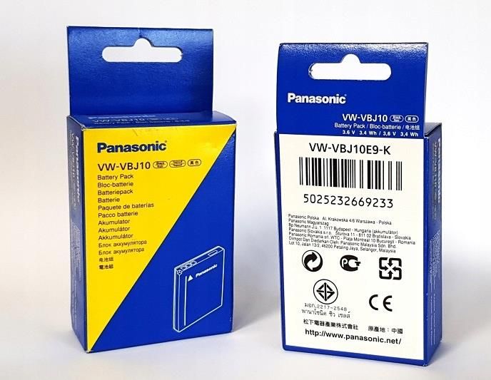 Akumulator dedykowany Panasonic Oryginalna Bateria Akumulator Vw-Vbj10 ...