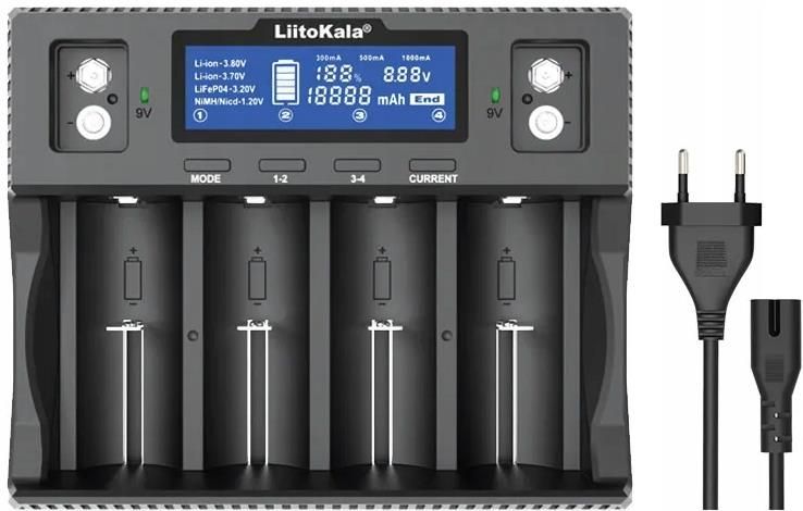 Liitokala Uniwersalna Ładowarka Lii-D4Xl Li-Ion 18650 Aa Aaa Z ...