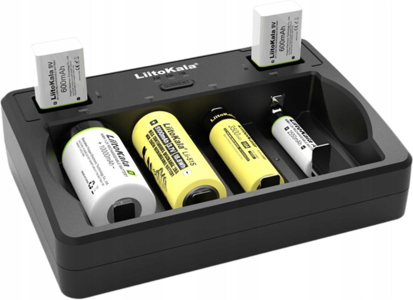 Liitokala Uniwersalna Ładowarka Lii-D4 Li-Ion 18650 Aa Aaa Z Adapterem ...