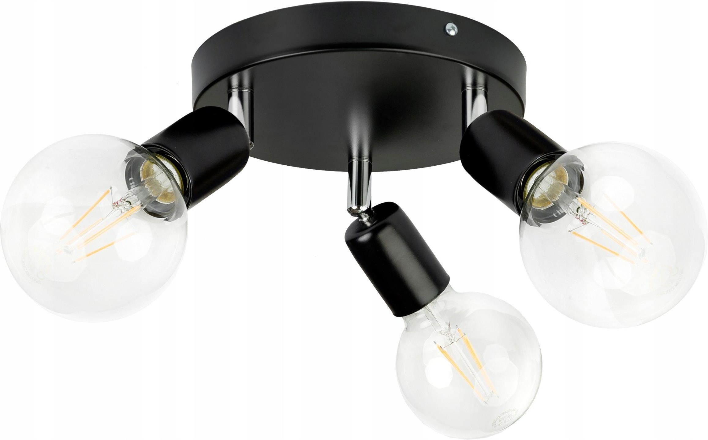 Oprawa ruchoma Lampa sufitowa plafon Loft 3x E27 - Opinie i atrakcyjne ...