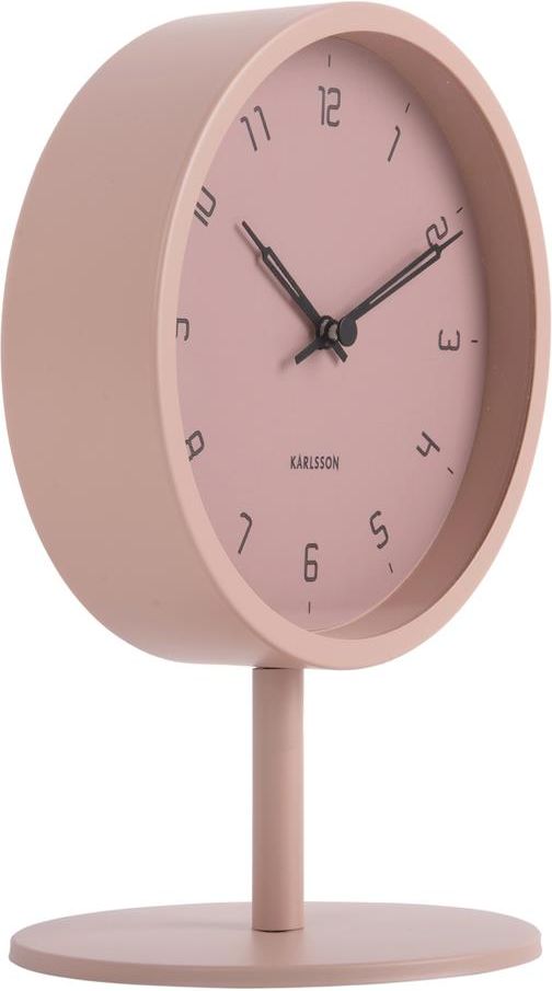Karlsson Table Clock Stark Iron Matt Faded Pink (Ka5951Pi) - Opinie i ...