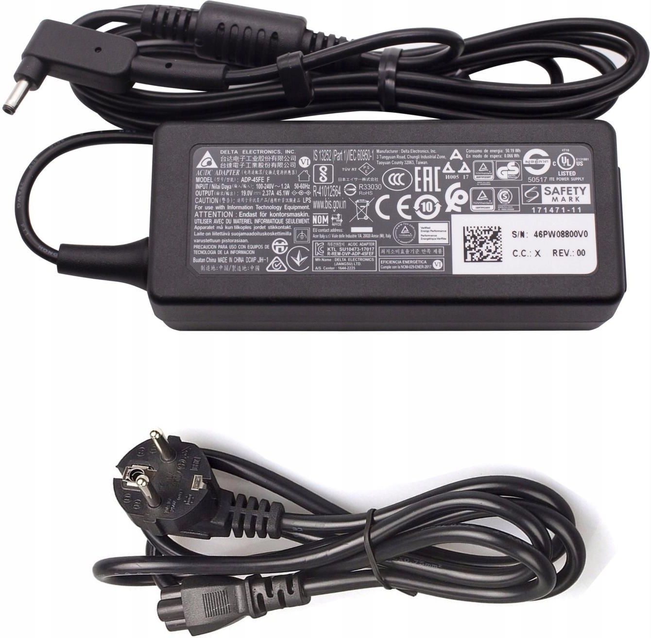 Zasilacz do laptopa Delta Acer Aspire 3 A317-33-C7WY do 45W ...