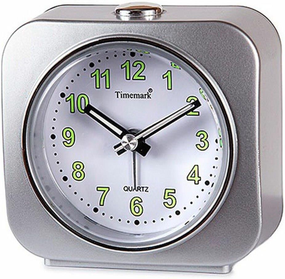 Timemark Zegarek Z Budzikiem Niebieski Srebrzysty Plastikowy (S6503567 ...