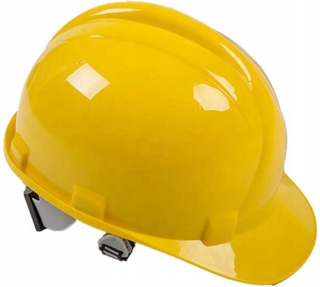 Kask Ochronny Hełm Bhp Budowlany Roboczy Żółty Hdpe 53-62Cm - Ceny i ...