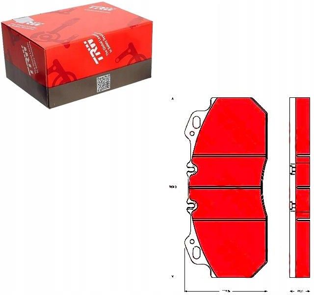 Klocki hamulcowe Trw Meritor Man F 2000 Rvi Magnum Pre - Opinie i ceny ...