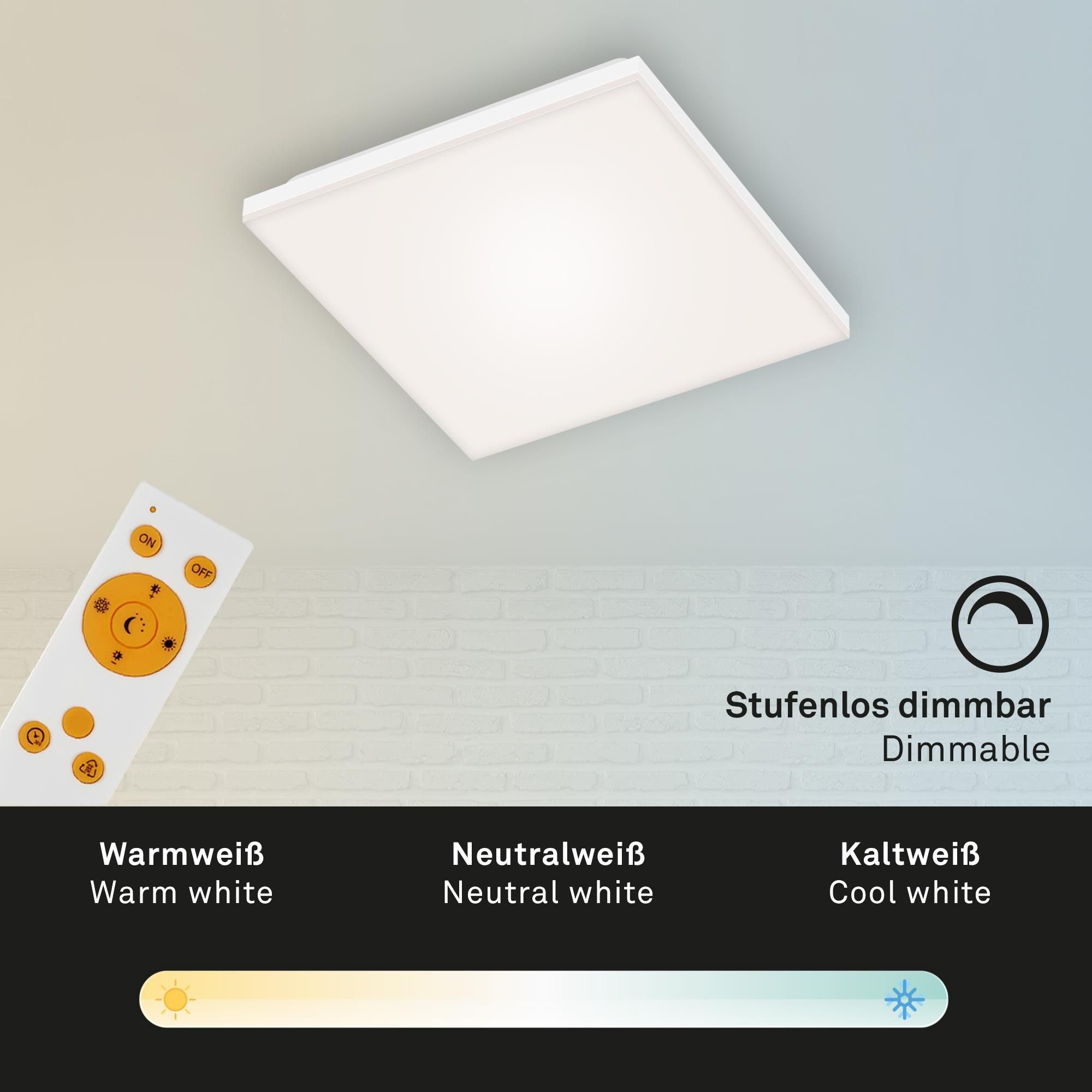 Panel Led Plafon 29,5 cm 12W ściemnialna Pilot - Opinie i atrakcyjne ...
