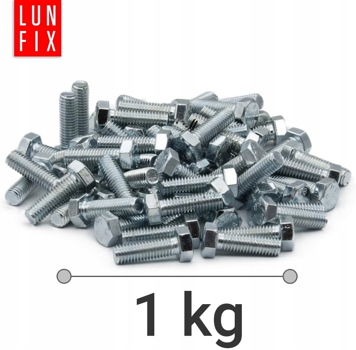 Lunfix M6X20 Śruba Metryczna Ocynk Kl 5 8 Din933 - Opinie i ceny na Ceneo.pl