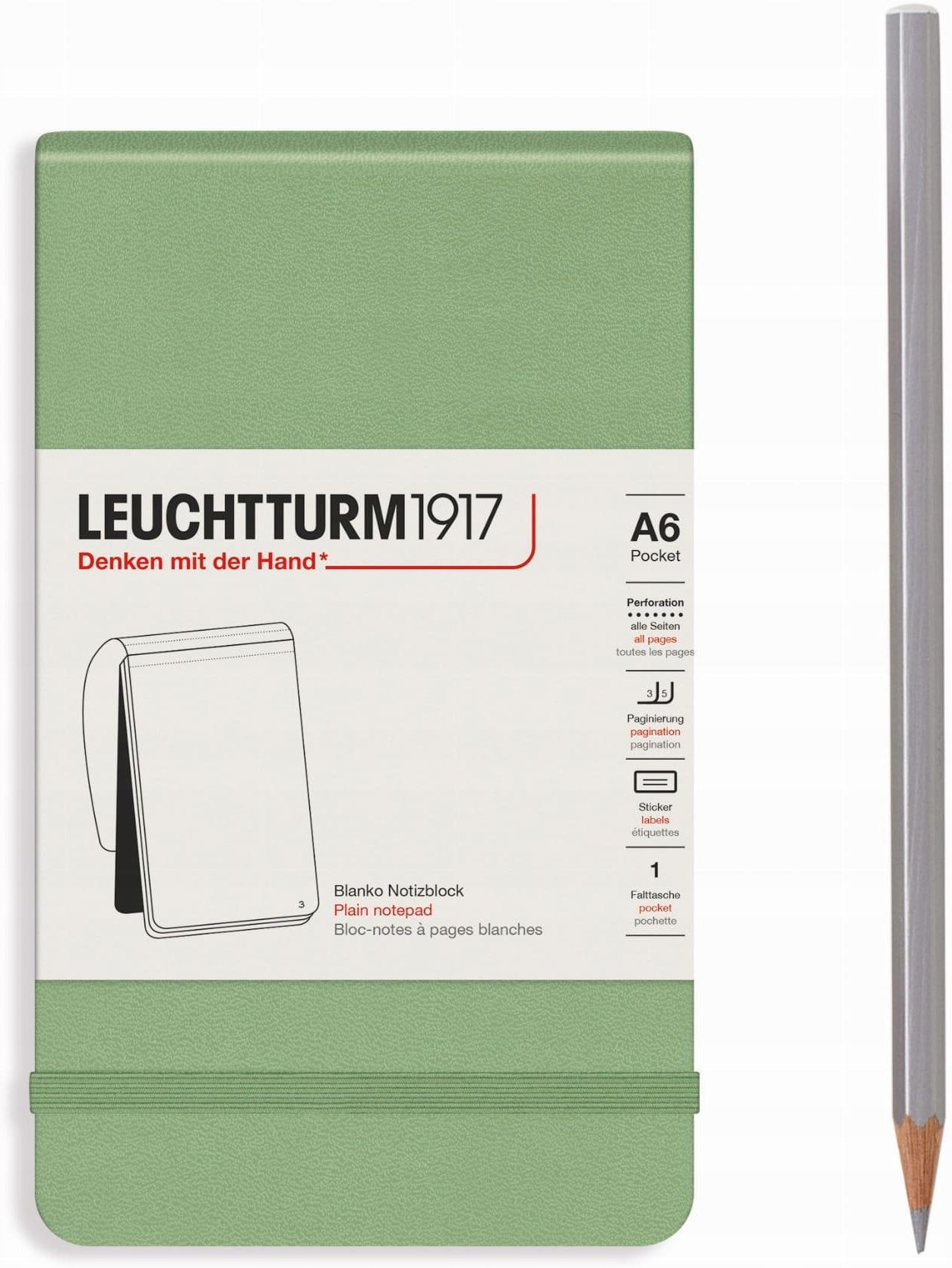 Leuchtturm1917 Notatnik Reporterski A6 Gładki Sage - Ceny i opinie ...