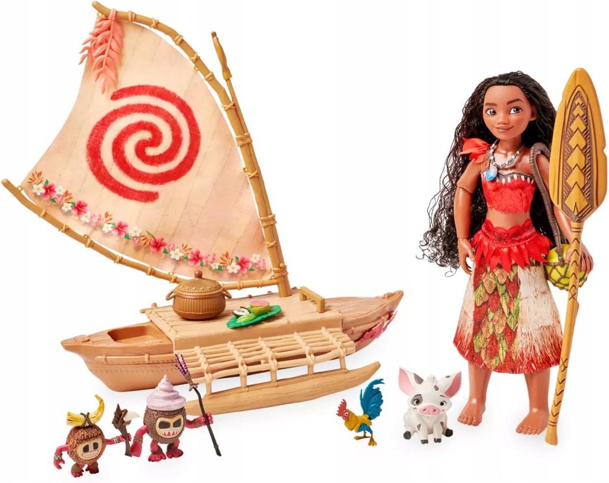 Lalka Disney Moana Vaiana Lalka Hei Pua Łódka I Akcesoria Z Store ...