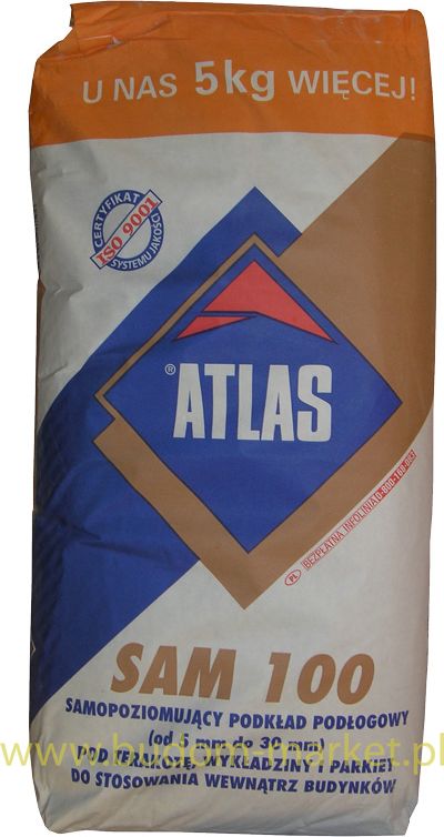Zaprawa Atlas Sam 100 Masa Samopoziom 30kg - Opinie i ceny na Ceneo.pl