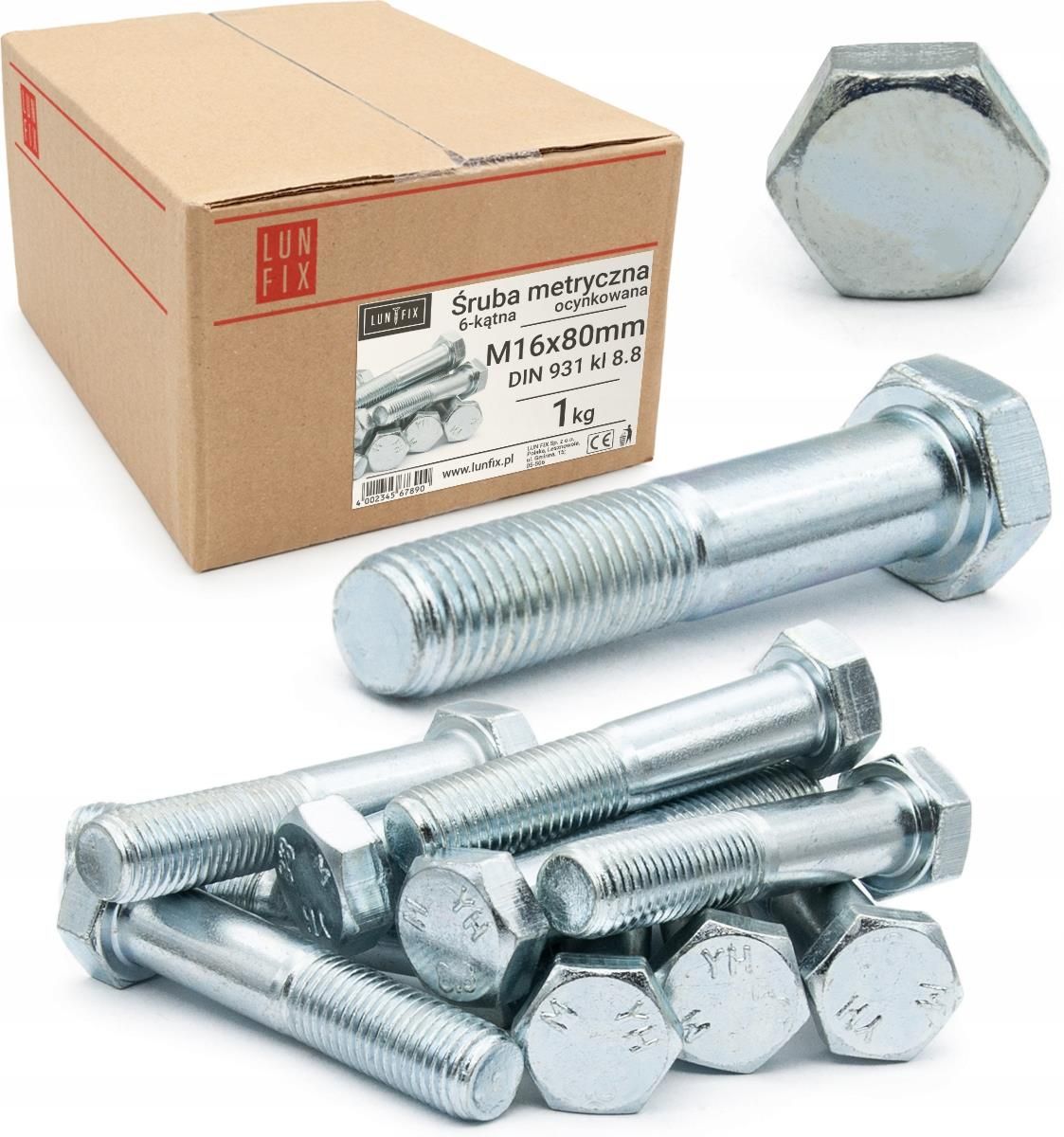Lunfix M16X80 Śruby Metryczne Ocynk Kl 8 8 Din931 - Opinie i ceny na ...