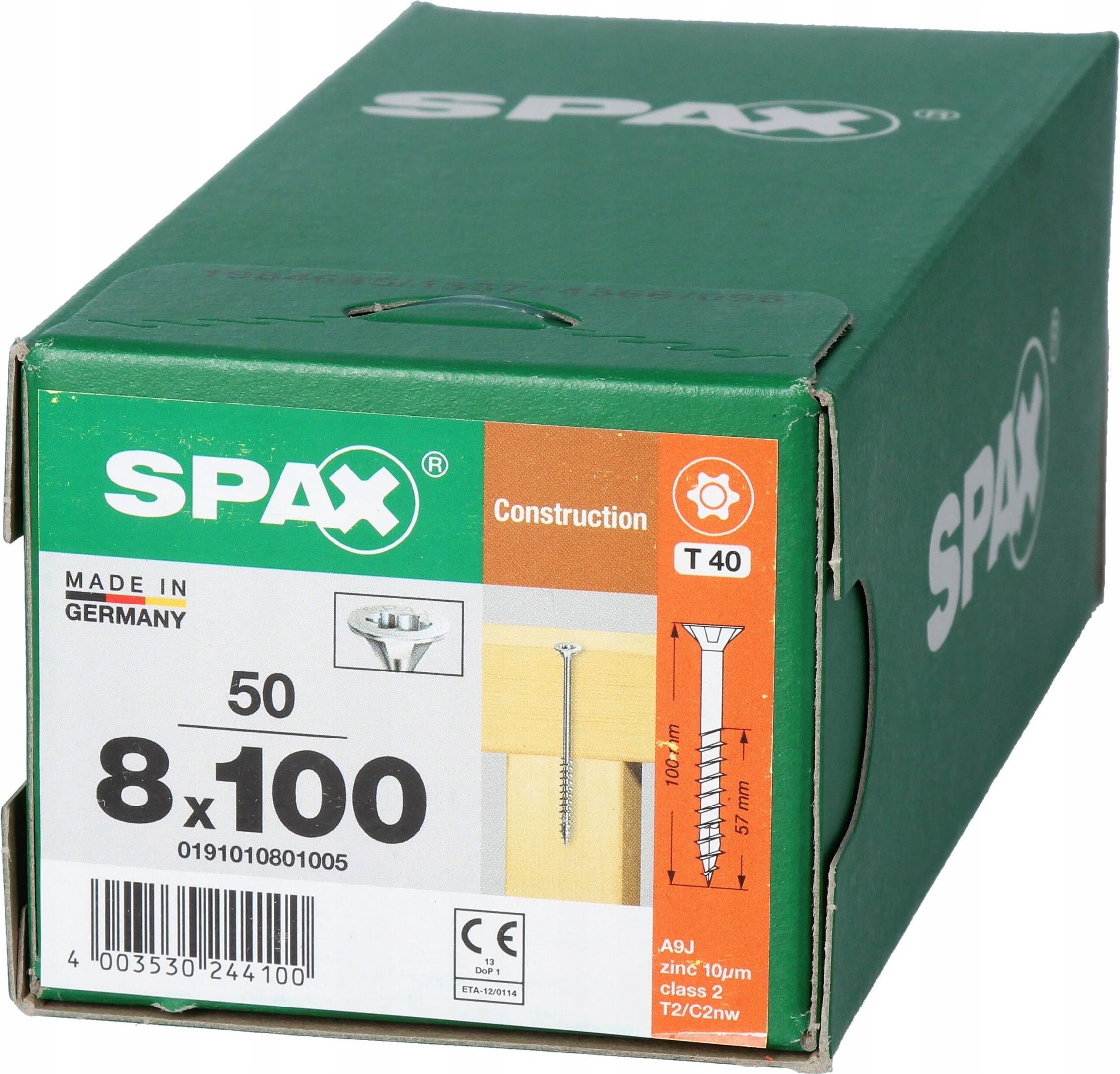 Spax Wkręty Konstrukcyjne 8X100 Stożek - Opinie i ceny na Ceneo.pl