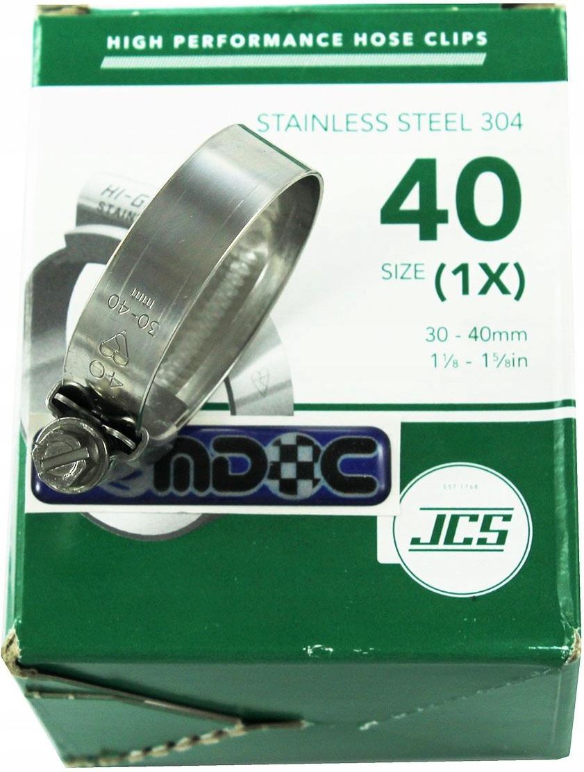 Jcs Hi Torque Hi Grip Jcs Obejma 30 40Mm Opaska Nierdzewna 304 - Opinie ...