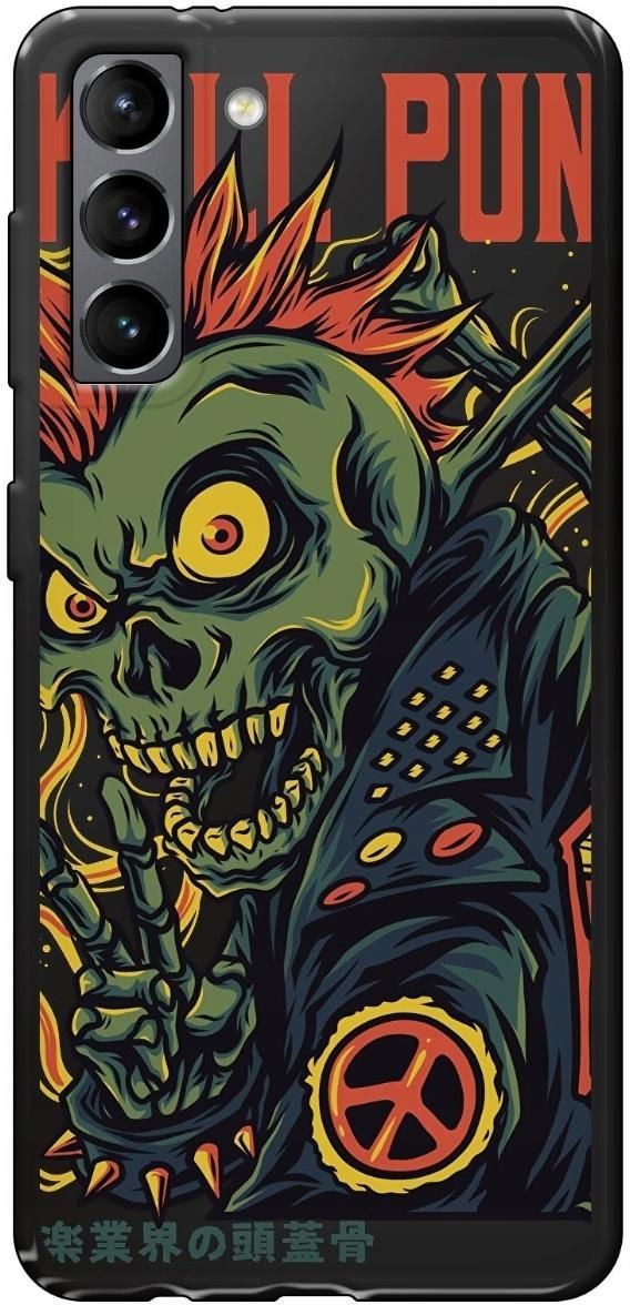 Soft case Samsung Galaxy S21 5G Skull Punk - Etui na telefon, ceny i ...
