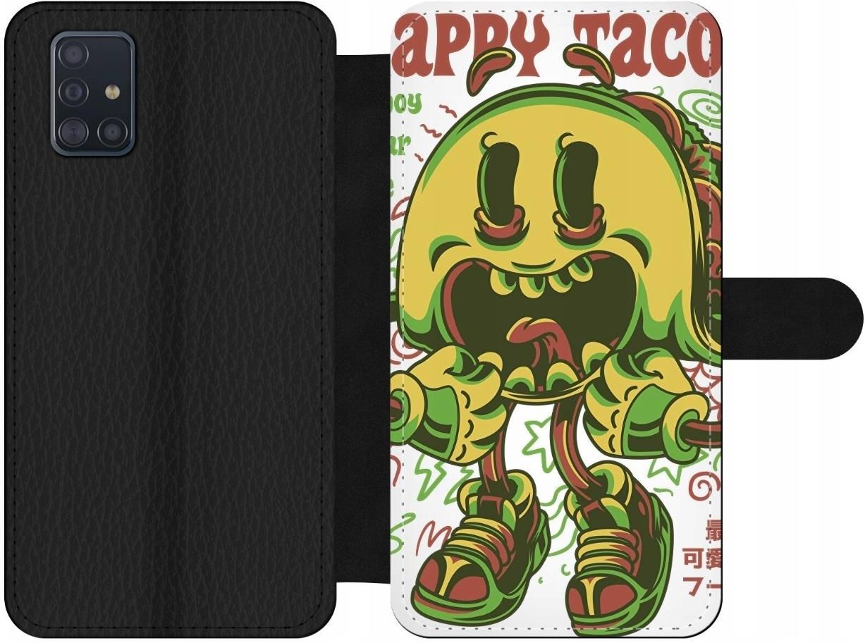Wallet case Samsung Galaxy A51 Happy Tacos - Etui na telefon, ceny i ...