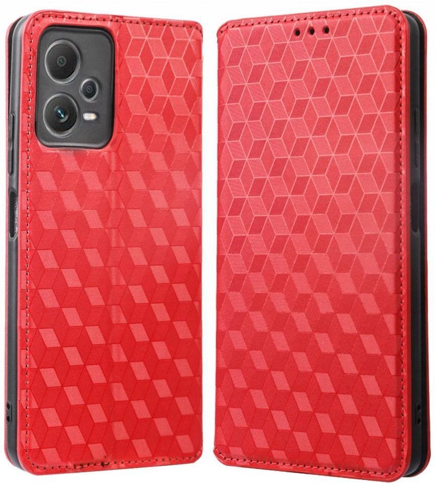 Case For Xiaomi Redmi Note 12 Pro 5G 3D Pattern Wallet Magnetic Closure ...