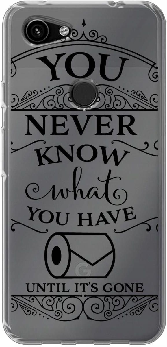 Soft case Google Pixel 3a You Never Know What You - Etui na telefon ...