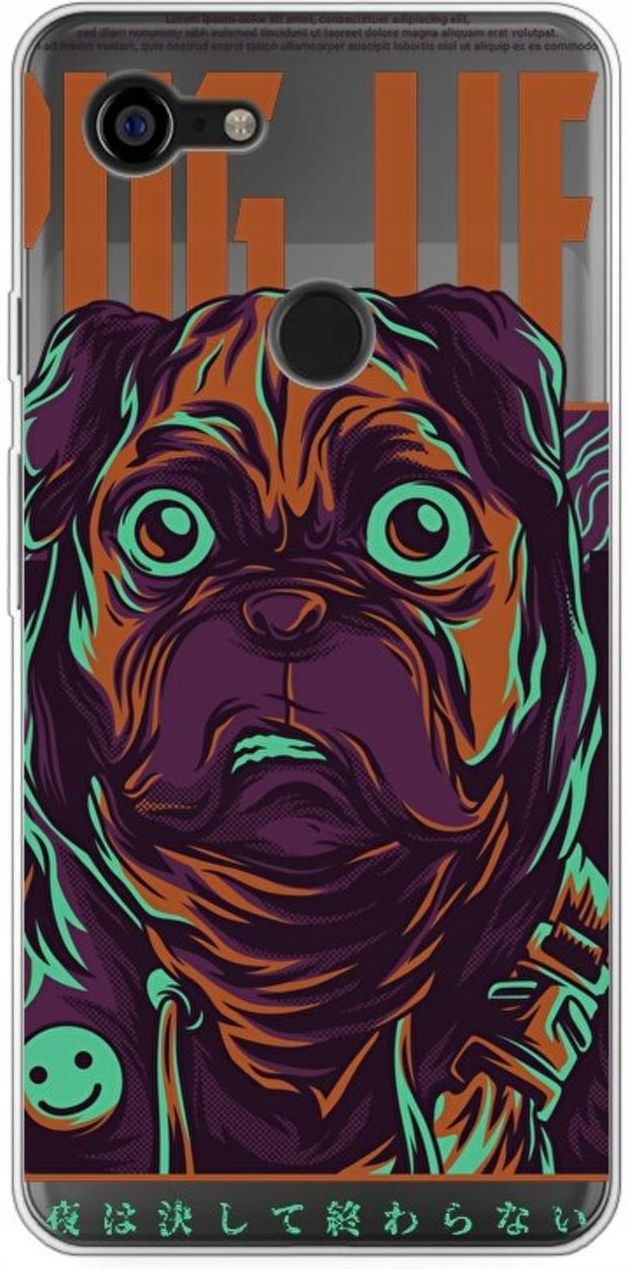 Soft case Google Pixel 3 XL Pug Life - Etui na telefon, ceny i opinie ...
