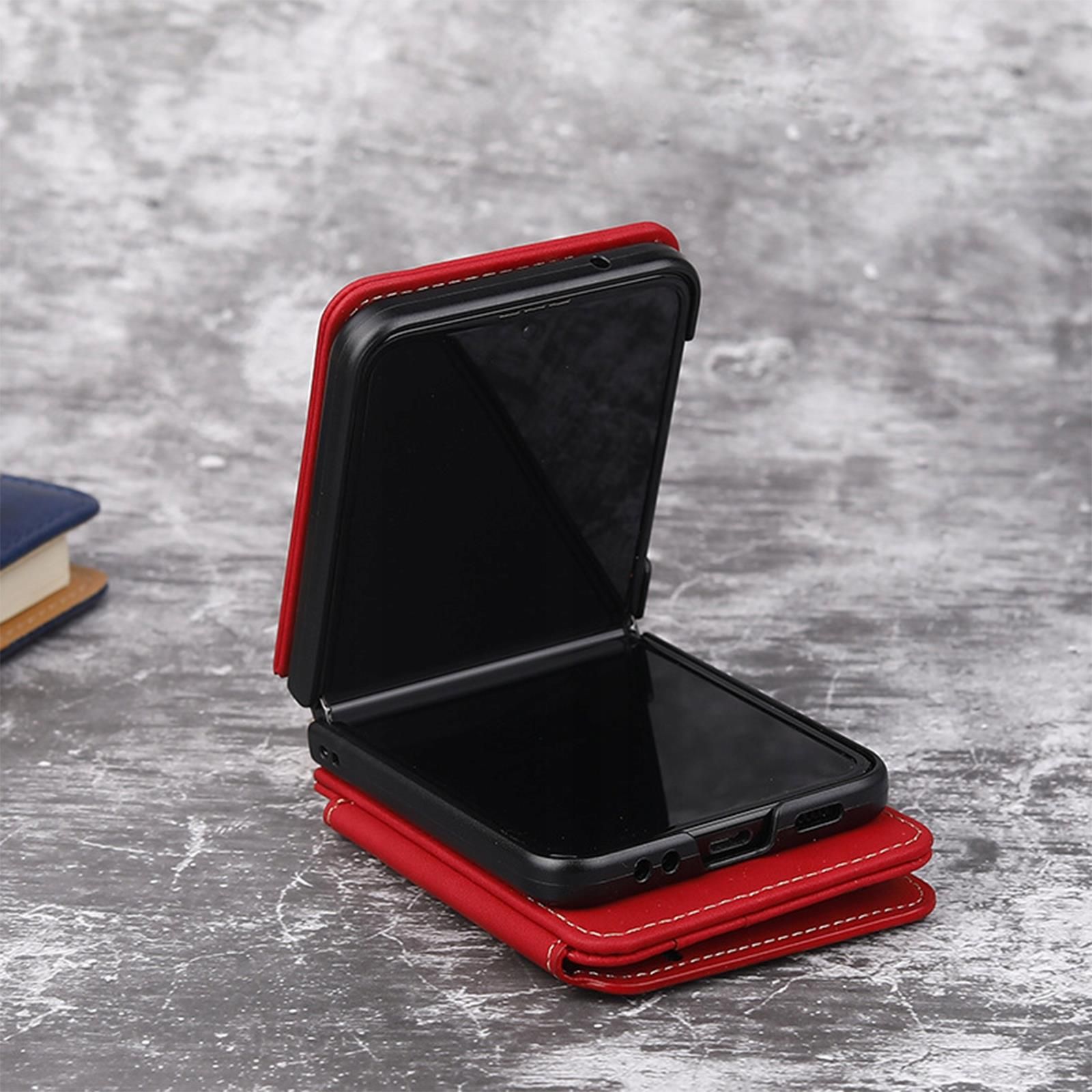 Do Galaxy Z Flip 4 Obudowa z etui card łańcuszkiem - Etui na telefon ...