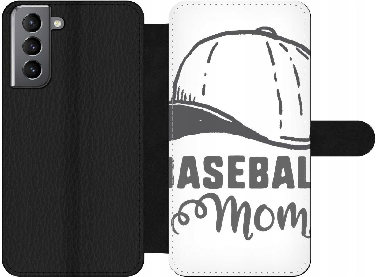 Wallet case Samsung Galaxy S21 5G Baseball Mom - Etui na telefon, ceny ...