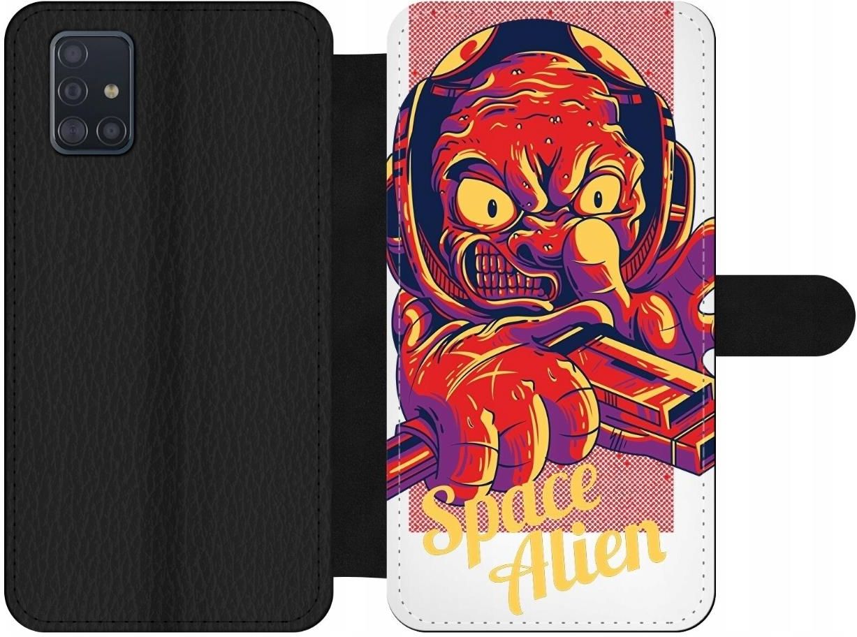 Wallet case Samsung Galaxy A51 Space Alien - Etui na telefon, ceny i ...