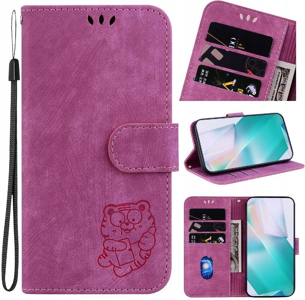 Case For Huawei Nova 8i Flip Folio Holder Cover Wallet Case Embossed ...