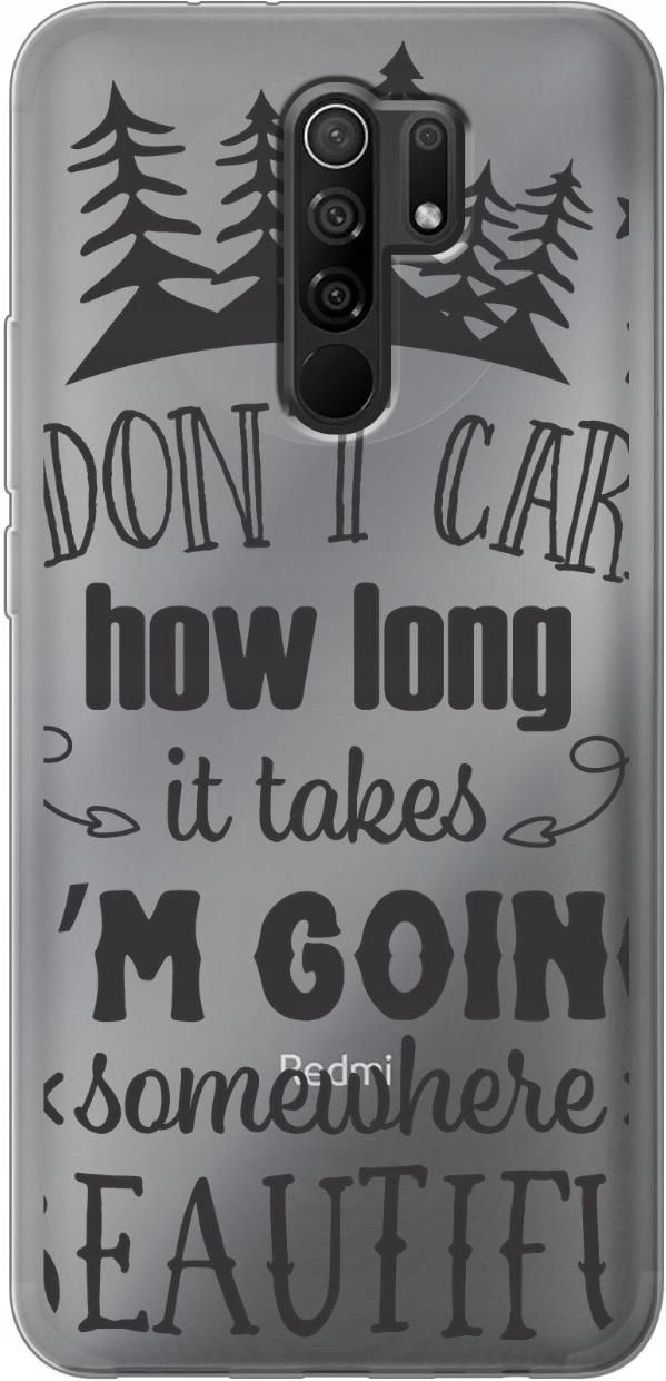 Soft case Xiaomi Redmi 9 I Am Going Somewhere Beau - Etui na telefon ...