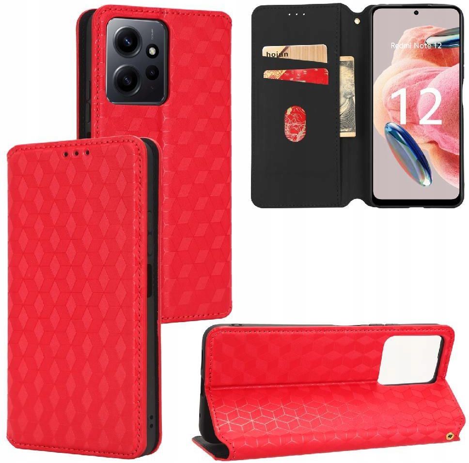 Case For Xiaomi Redmi Note 12 4G 3D Pattern Pu Leather Card Slots ...