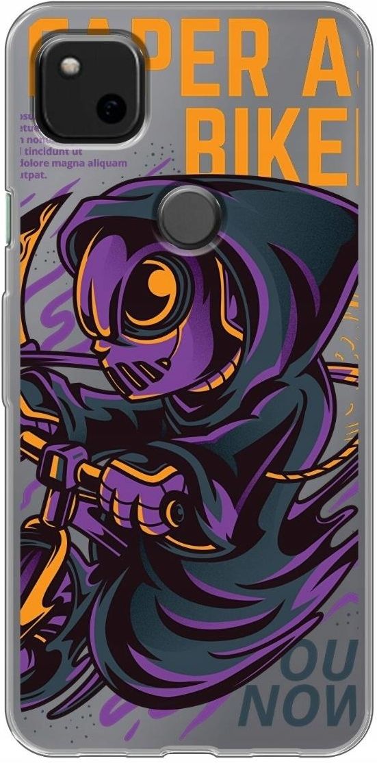 Soft case Google Pixel 4a Reaper As Biker - Etui na telefon, ceny i ...