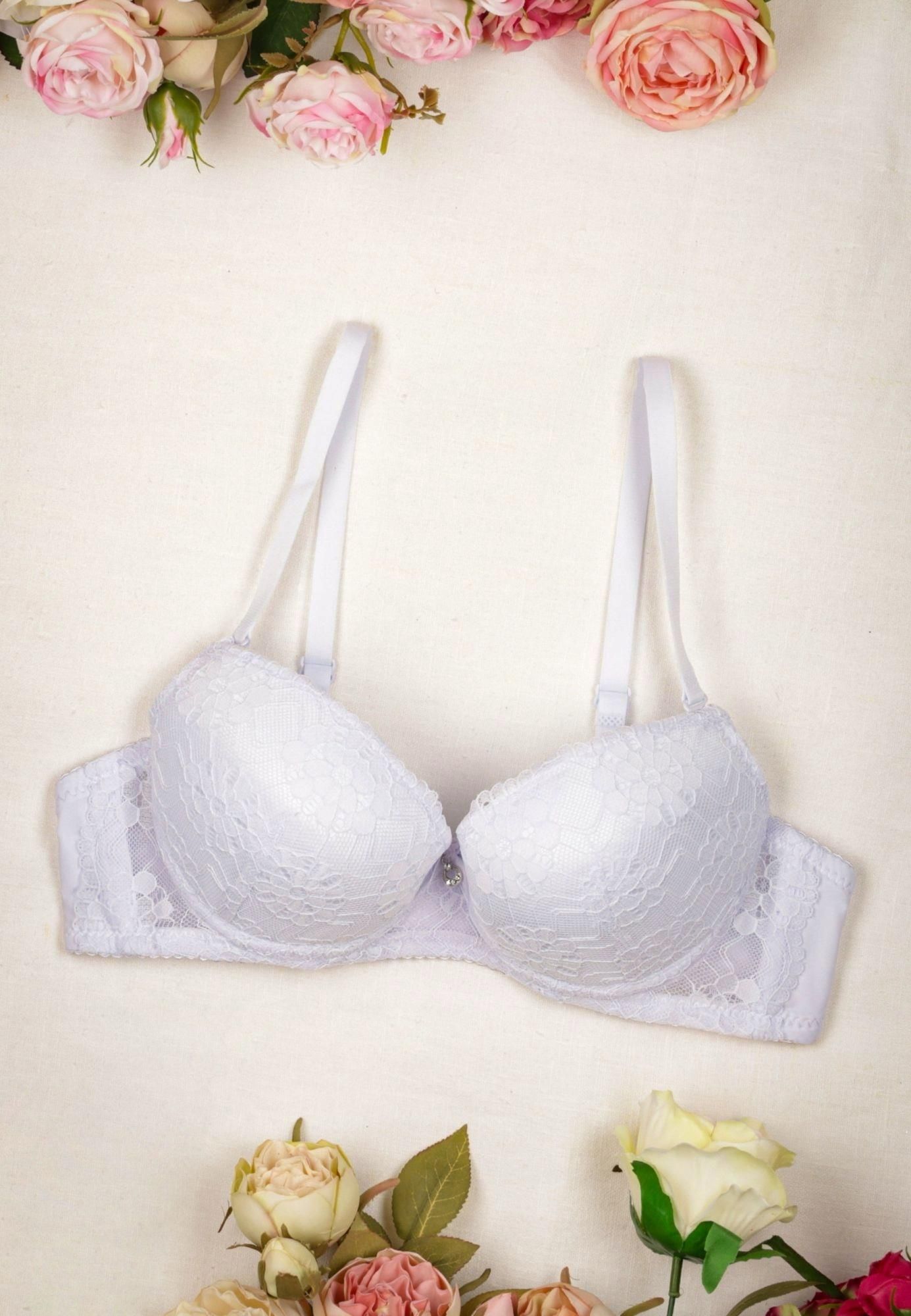 Renee Biały Biustonosz damski 70A Push-up Koronka - Ceny i opinie - Ceneo.pl