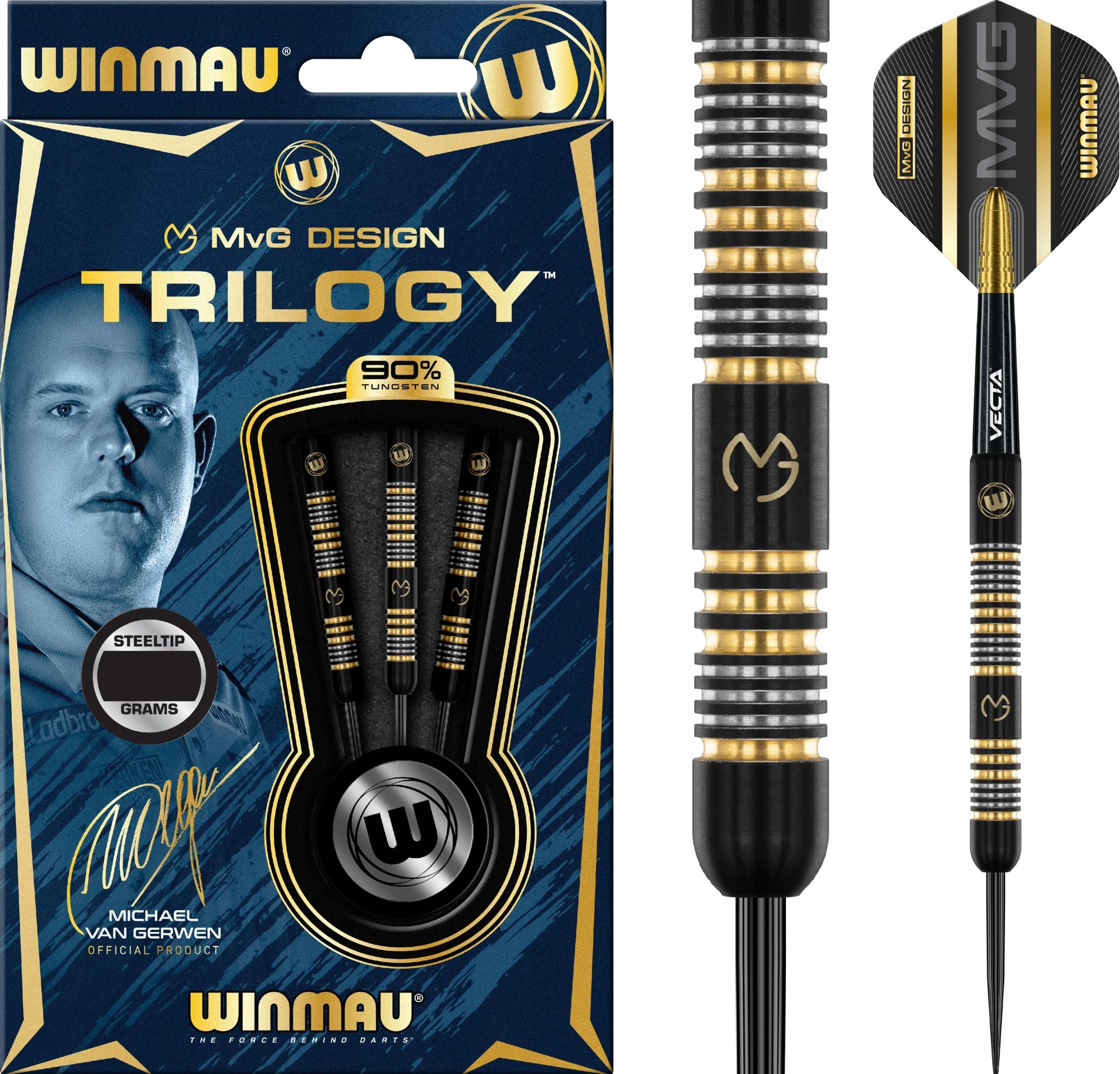 Lotki Rzutki Dart Winmau Mvg Trilogy 90% Wol 24G - Ceny i opinie - Ceneo.pl