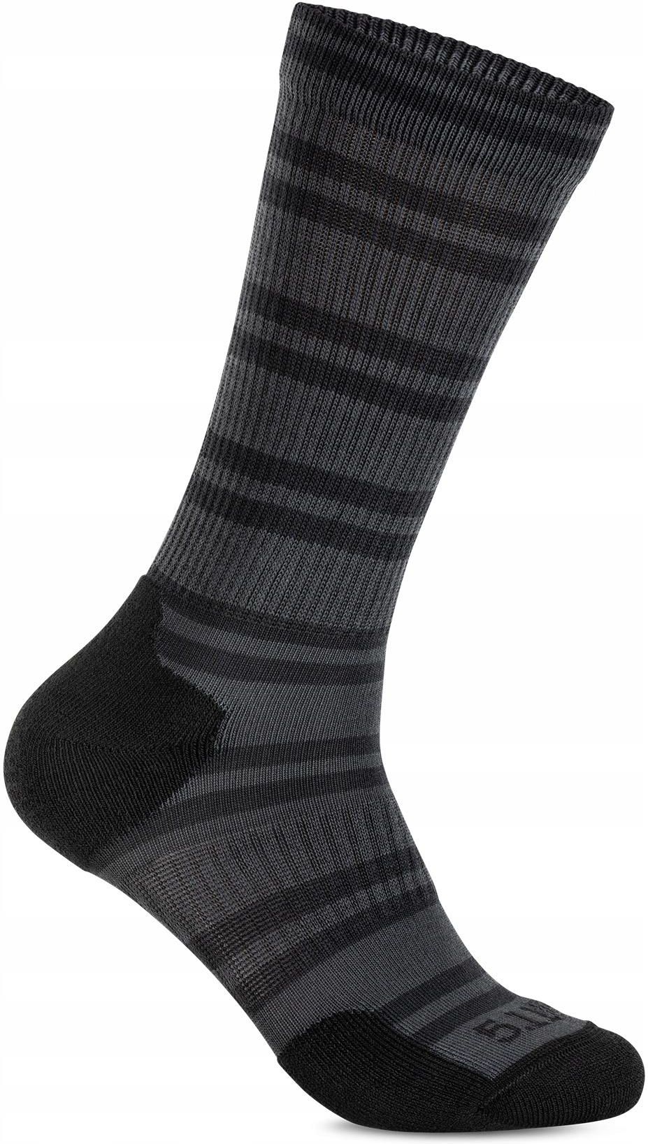 5.11 Tactical Skarpety Sock & Awe Crew Stripe Black L 10041CH - Ceny i ...