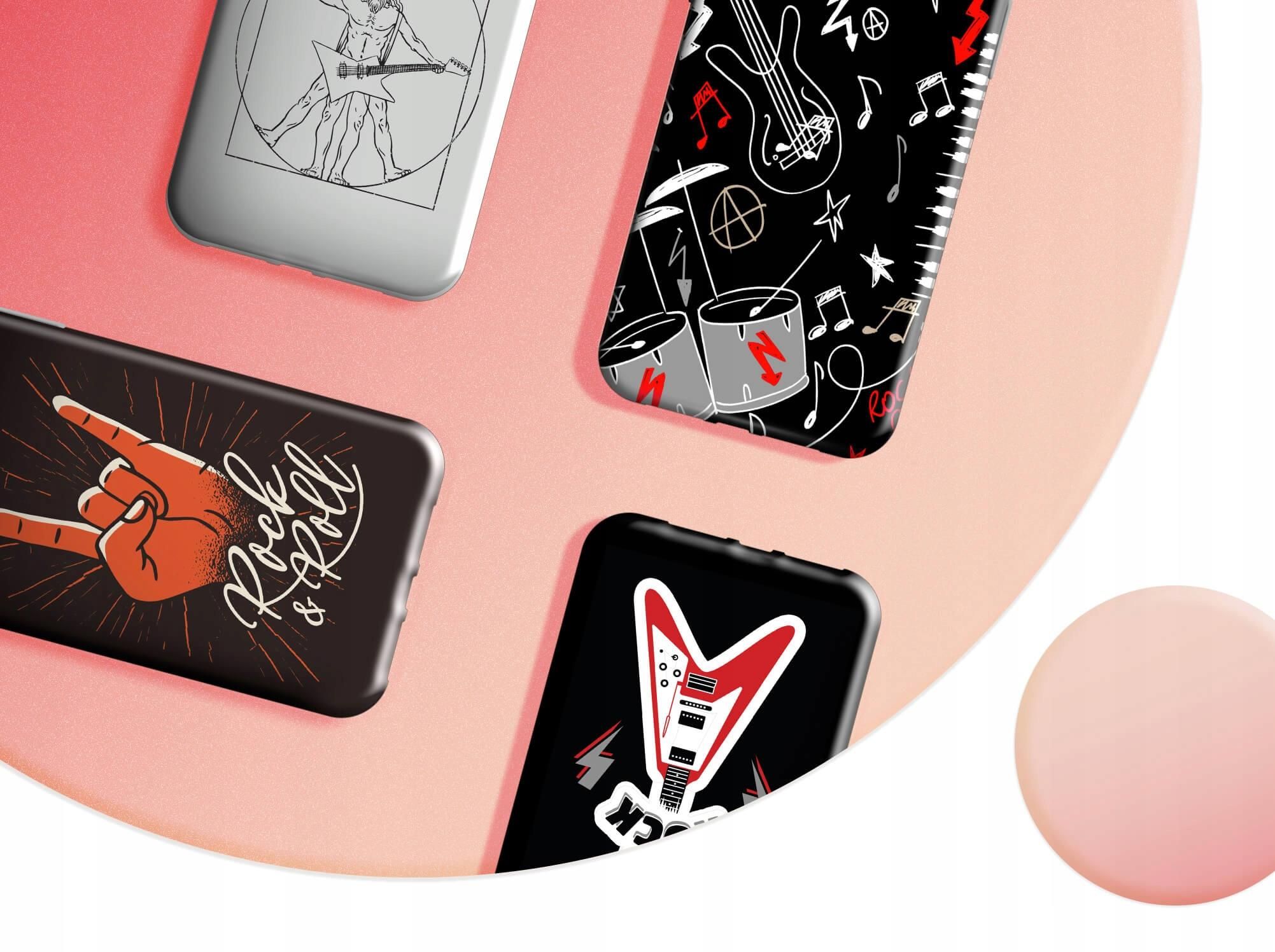 Etui Do Xiaomi Redmi A1 Rockowe Rock Rock And Roll Gitara Punk Case ...