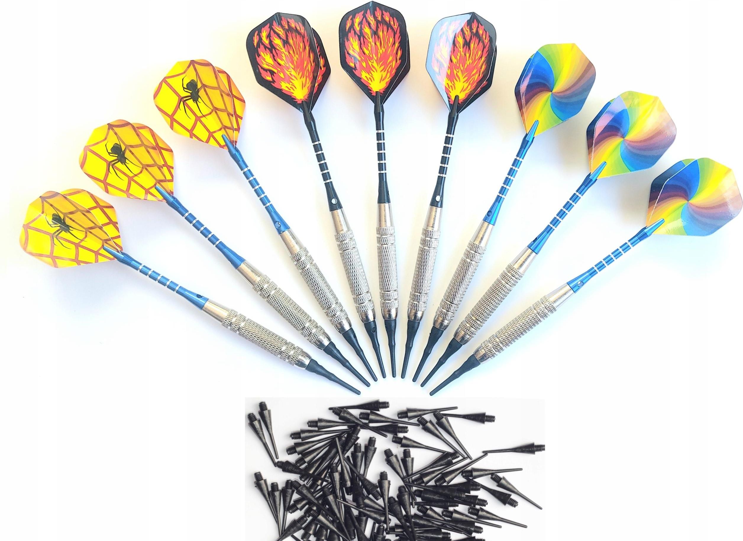 Rzutki Lotki Dart 9Szt. Profesjonalne +100 Grotów - Ceny i opinie ...