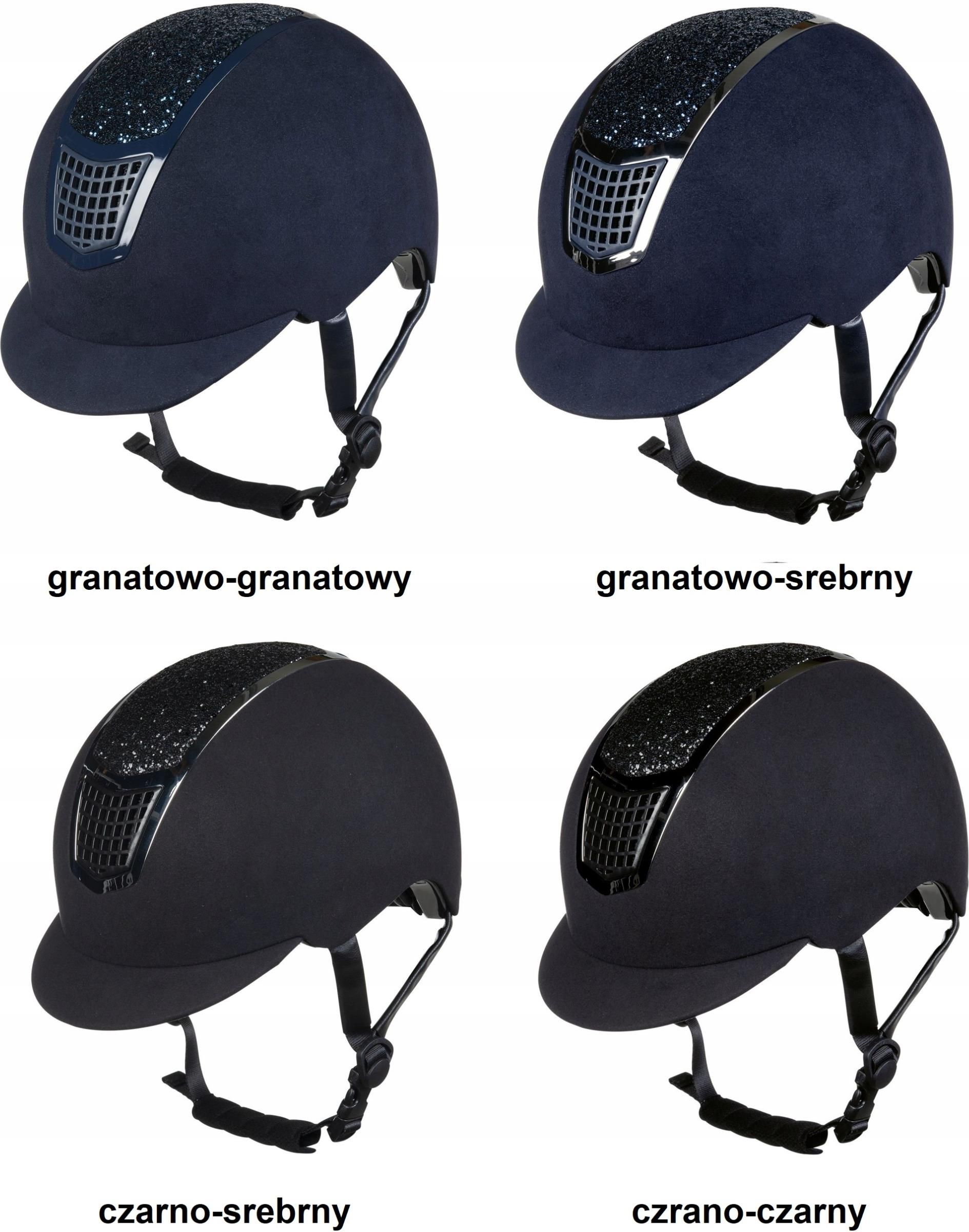 Hkm, Kask Brillant 53-55 Granatowo-Srebrny - Ceny i opinie - Ceneo.pl