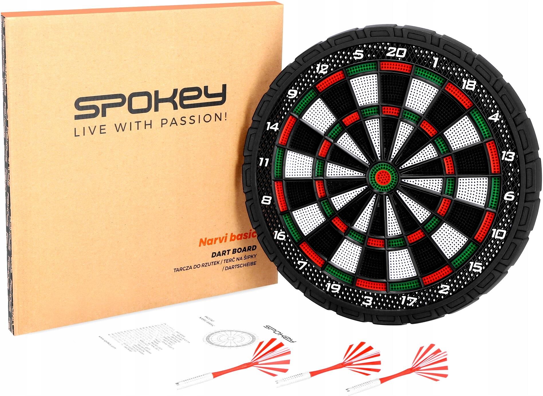 Tarcza Dart Spokey Basic Do Gry W Rzutki Lotki - Ceny i opinie - Ceneo.pl