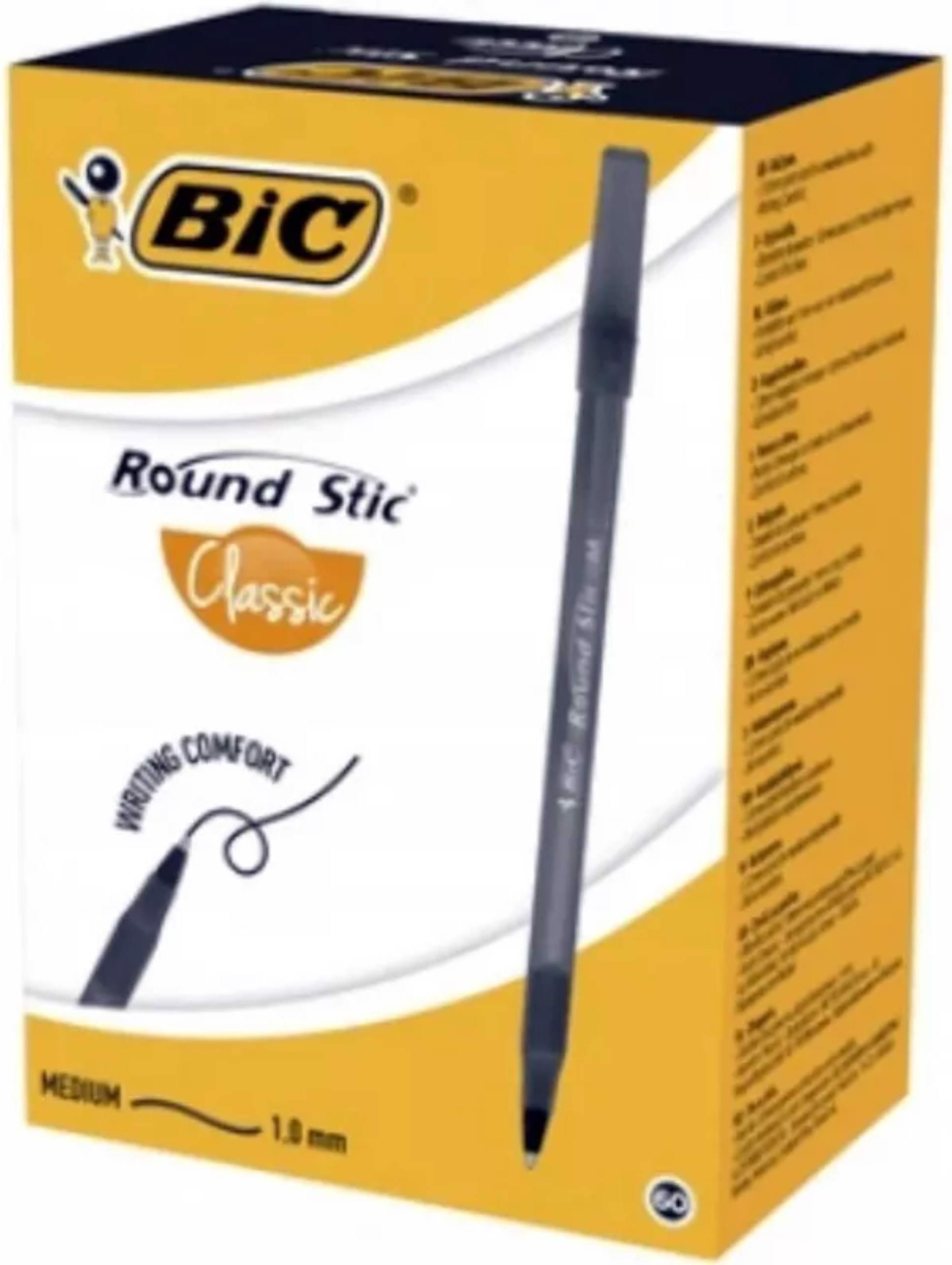 Bic Szkoła Długopis Round Stic Czarny 1Szt. - Ceny i opinie - Ceneo.pl