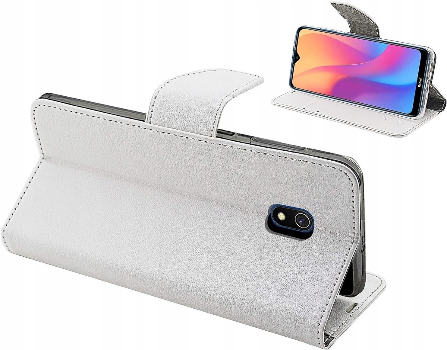Pokrowiec Etui z klapką do Xiaomi Redmi 8A magnetyczne zapięcie - Etui ...