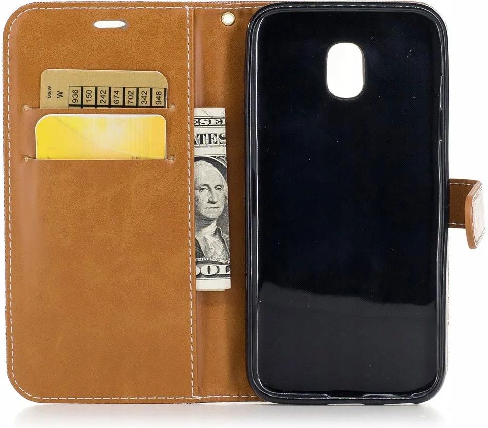 Skórzany Etui Pokrowiec dla Samsung Galaxy J3 2017 - Etui na telefon ...