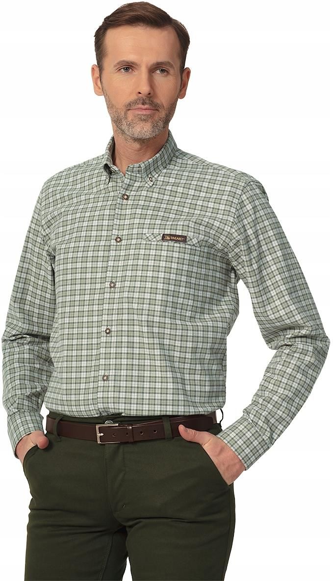 Tagart Koszula Męska Oak L Flanela Zielona Krata OAKKOSZULA4142L - Ceny ...