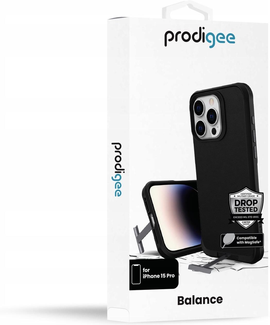 Etui ProdiGee Balance iPhone 15 Pro, Czarne - Etui na telefon, ceny i ...